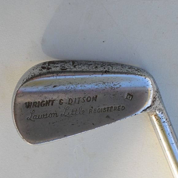 Wright & Ditson | Other | Vtg Wright Ditson Hickory Look Shaft 7 Iron Lawson Little Registered ...